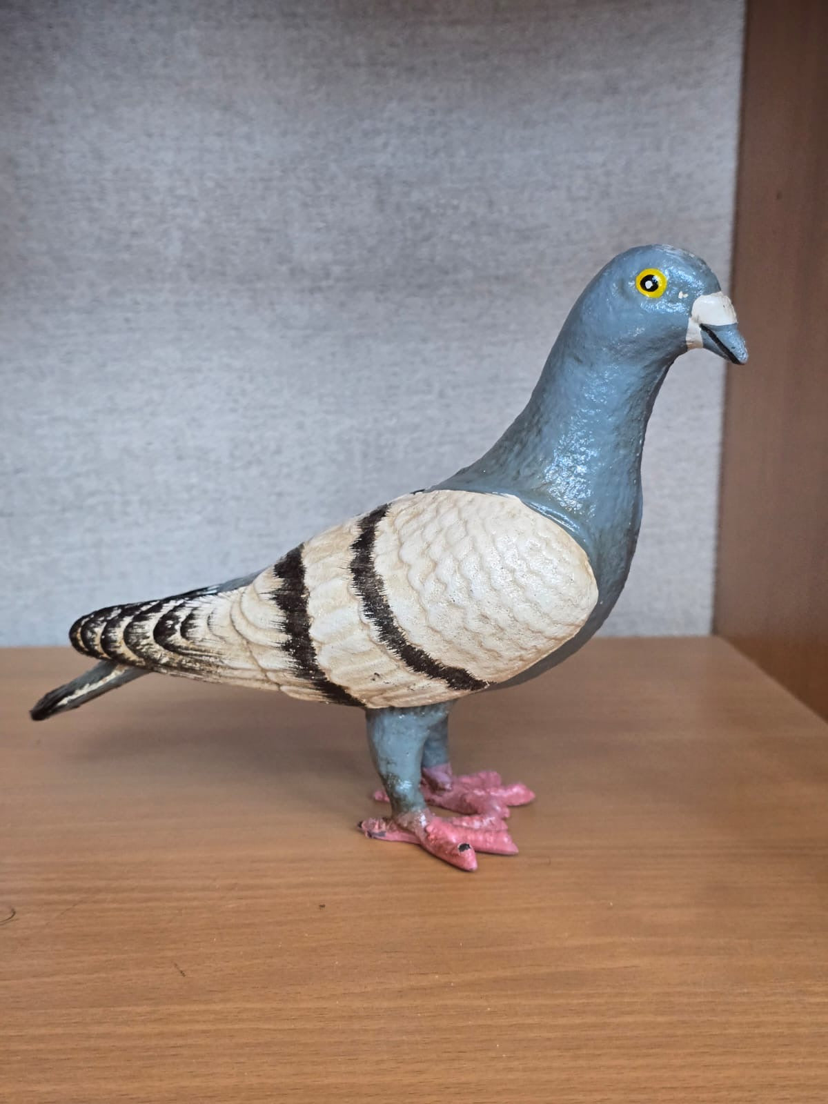 Hand Painted Racing Pigeon Cast Iron Ornament - Pigeon Fancier Gift ...